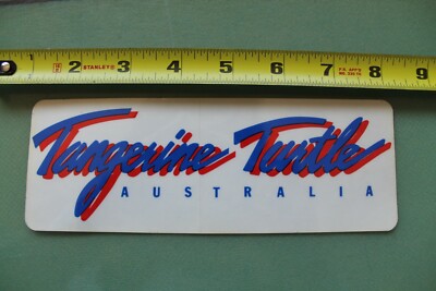 TANGERINE TURTLE Surfboards Australia Clear 80's V12 Vintage Surfing ...