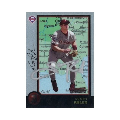 1998 Bowman Chrome Scott Rolen International Autograph (Steiner CX) | eBay