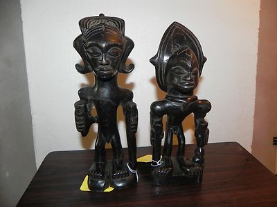 Arts of Africa - Chokwe Figures - Congo - 11.5 Height x 4" Wide | eBay