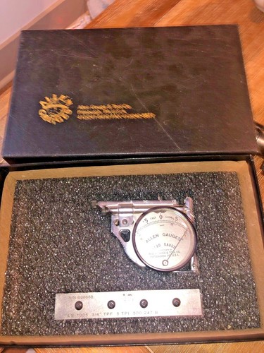 THREAD ALLEN GAUGE LEAD GAGEMAKER LS-1005 3/4" TPF 5 TPI 500-247-B | eBay