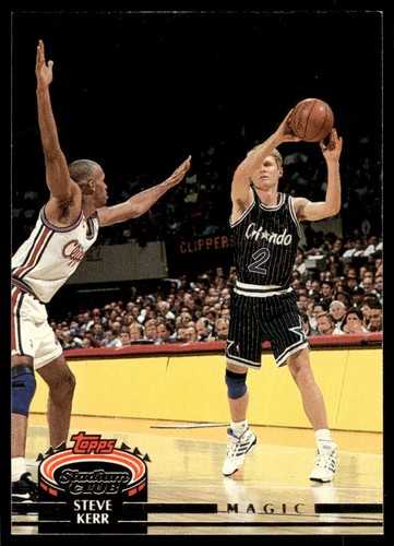 1992-93 Stadium Club Steve Kerr Orlando Magic #393 | eBay