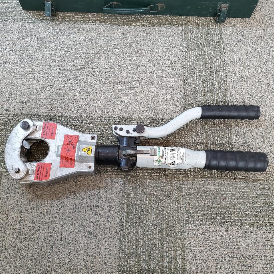 Greenlee HK06FT Hydraulic Quad-Point Dieless Crimping Tool FREE SHIP ...