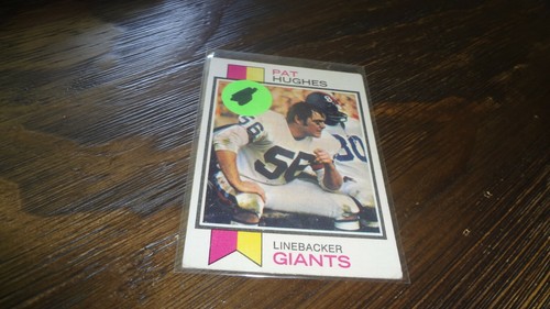 1973 TOPPS # 201 PAT HUGHES FOOTBALL CARD | eBay