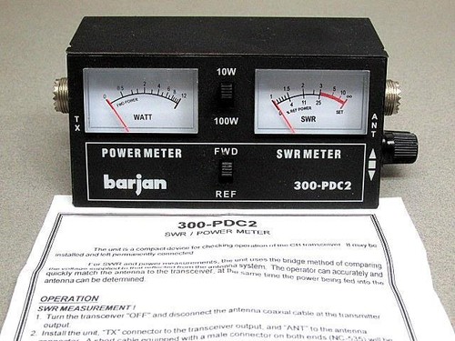 Barjan 300-Pdc2 Power Swr Meter | eBay