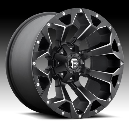 4/Fuel D546 Assault Matte Black Milled 20x12 5x4.5 / 5x5 -43mm ...
