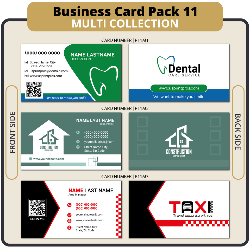 96 Full Color Business Cards, Free Custom Design, Free SAME DAY ...