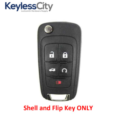 5-Button Flip Blade Key SHELL Fits 2010-2019 GM / OHT01060512 | eBay
