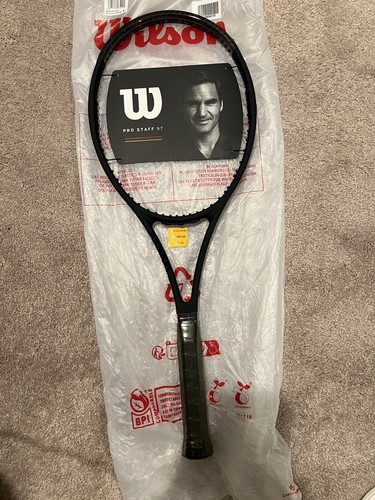 Brand New Wilson Pro Staff 97 v13 Tennis Racquet 4 1/2 Racket 315g ...