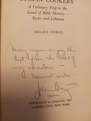 The Art of Syrian Cookery by Helen Corey (1962, Hardcover) for sale ...