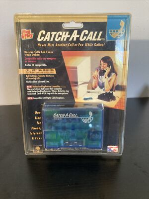 Catch-A-Call Telephone Line Sharing Device Phone Fax & Internet One ...