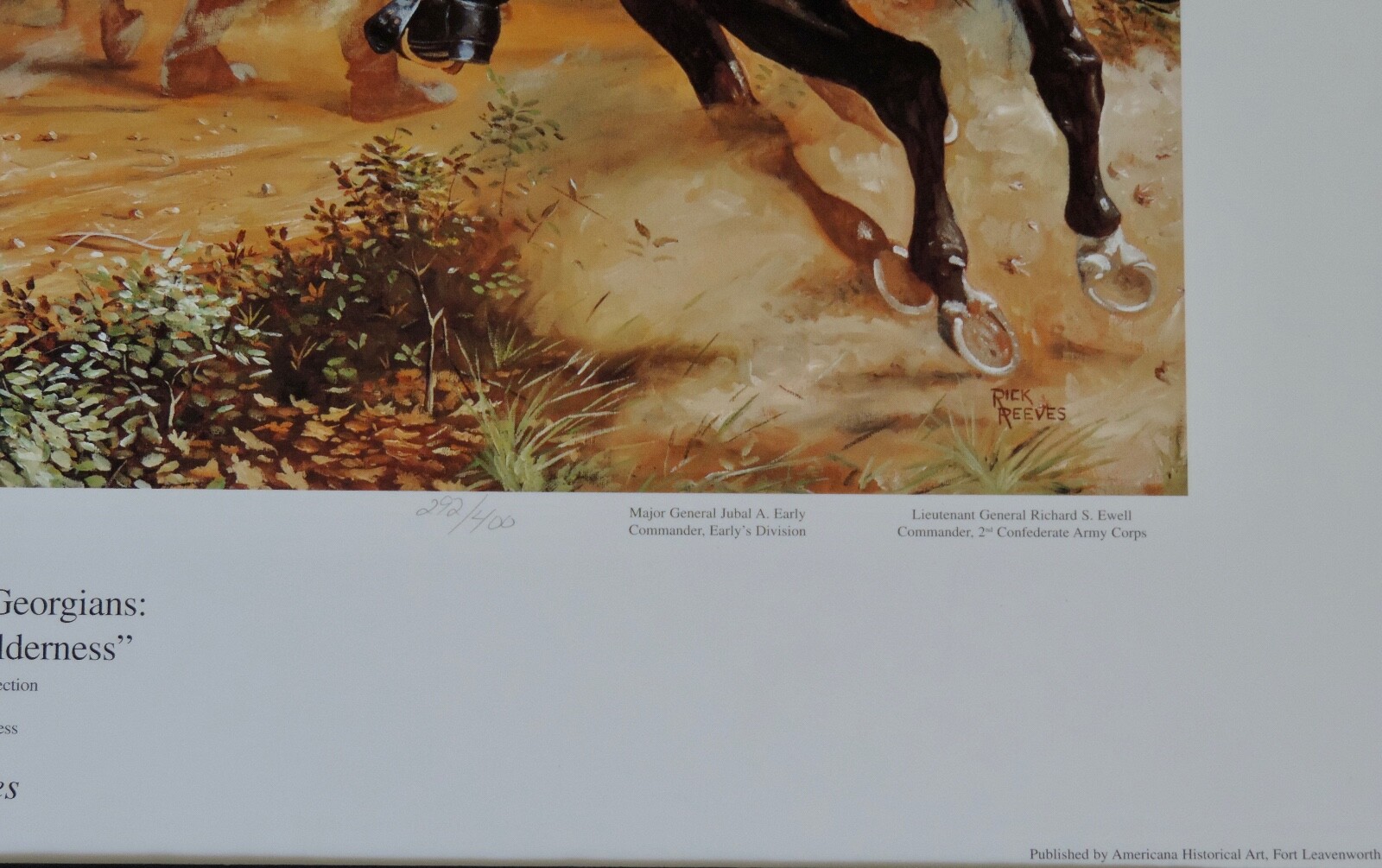 Rick Reeves - Advance Brave Georgians - Civil War Print - Mint Print ...