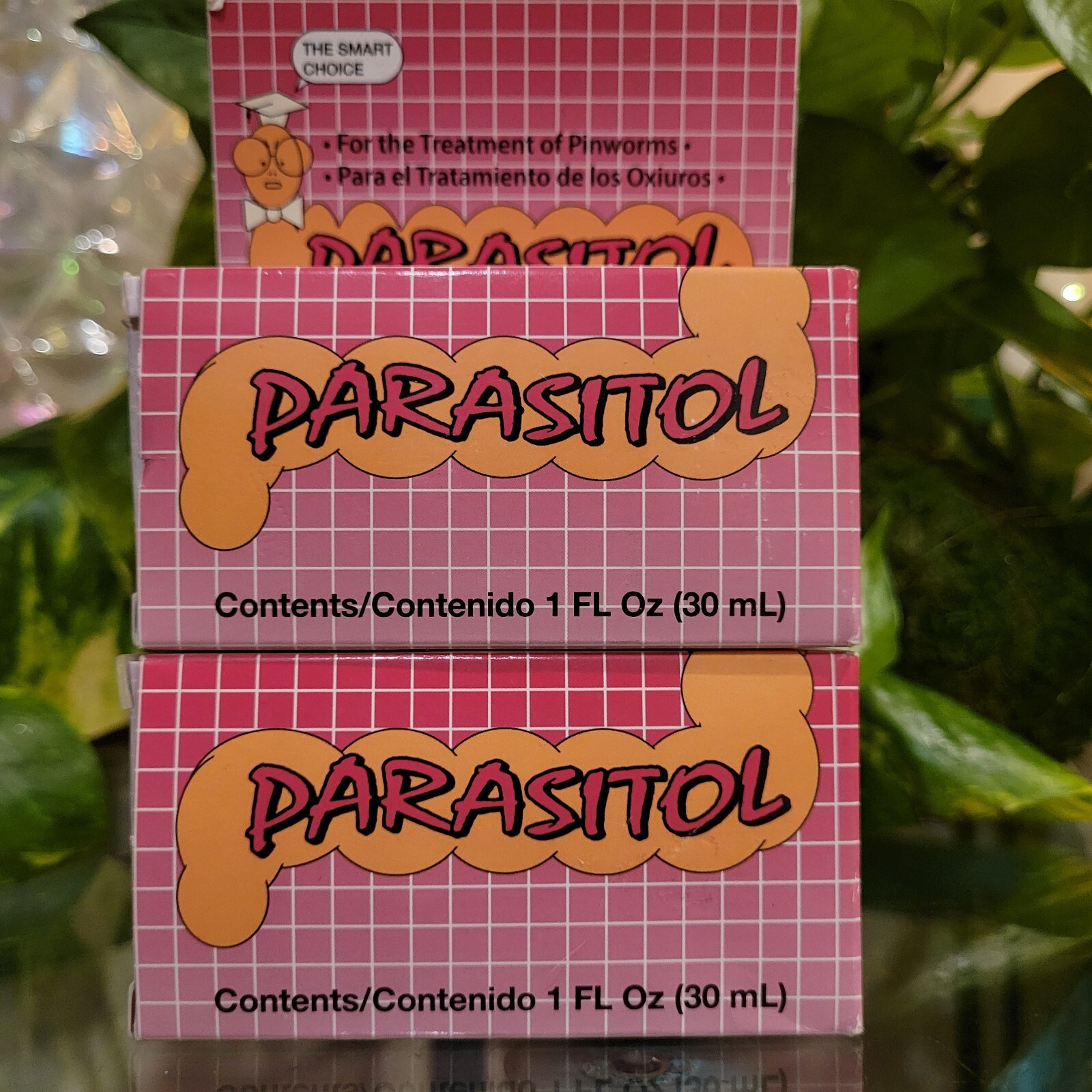 2 PARASITOL 1 oz REMOVE PARASITE HERBAL ANTIPARASITE PINWORM LIQUID ...