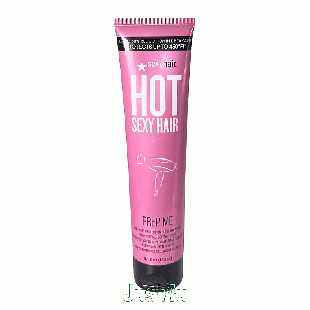 Hot Sexy Hair Prep Me 450F Heat Protection Blow Dry Primer, 5.1oz | eBay