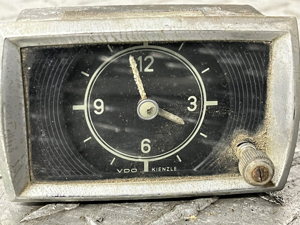 1953 Mercedes Benz W120 W121 180D Ponton VDO Clock Dashboard KIENZLE | eBay