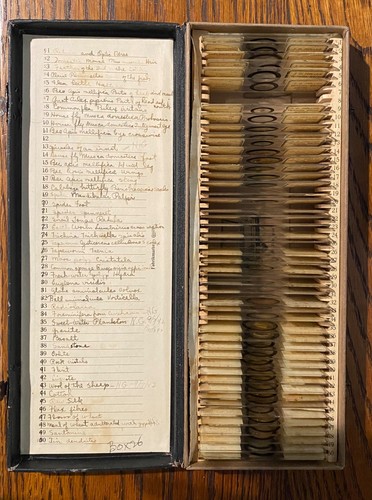 Antique Möller Microscope Slides, Set of 48 in Box | eBay
