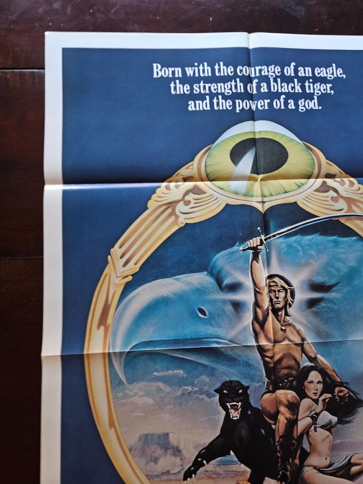 1982 THE BEASTMASTER Original One Sheet Poster 27x41 Marc Singer ...