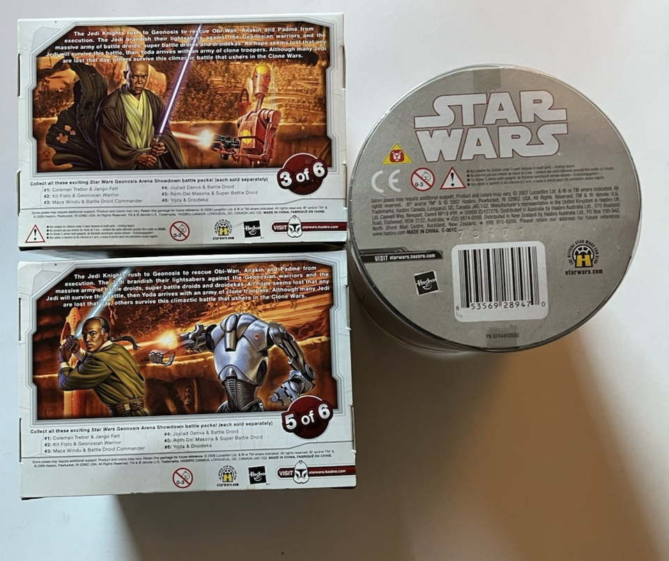 Star Wars Legacy Collection Geonosis Arena Lot of 3 ROTH-DEL MASONA ...