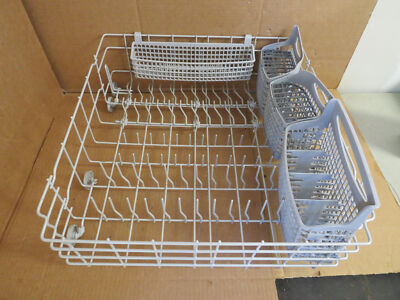 Frigidaire Dishwasher Lower Rack w/Baskets Part # 154432604 154424002 ...