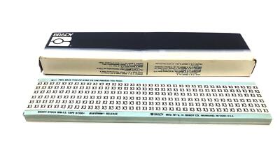 Brady Box of (15) B-500 X3 Wire Marker Label Cards WM-X3 NOS | eBay