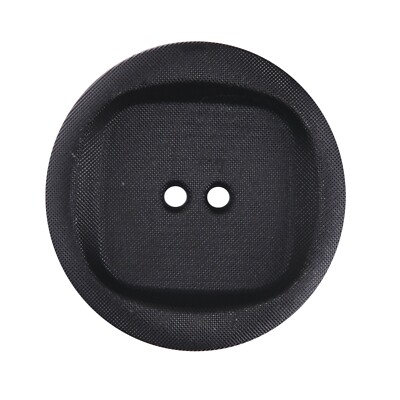 28mm Black Round Polyester Buttons x 3, 28mm 2 hole button, g436644 34 ...