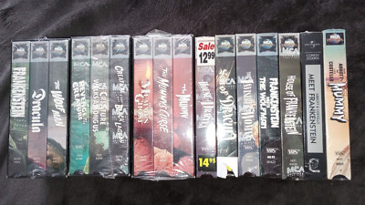 Universal Monsters Classic Lot of '16' vhs Factory Sealed | eBay