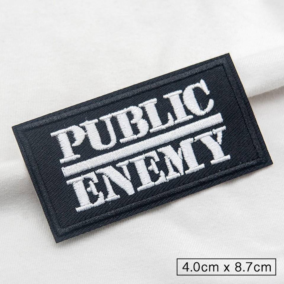 Black Punk Embroidery Sew On Iron On Patch Badge Fabric Applique Craft ...