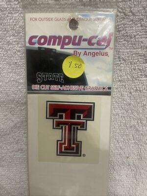 Texas Tech Red Raiders Outside Glass Graphics 2” #A | eBay