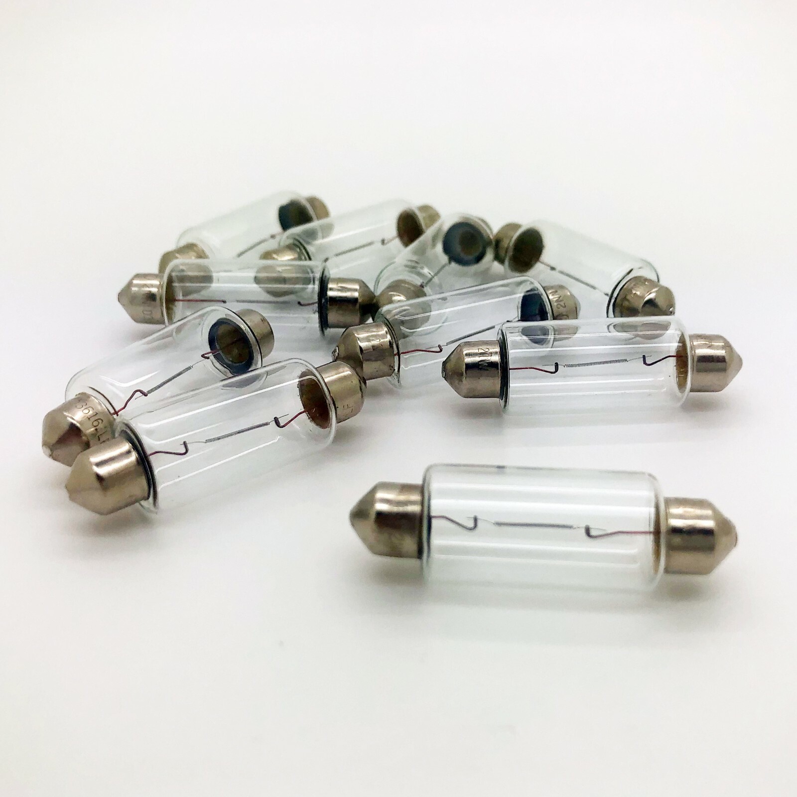 10 x 273 C21W 12v 21w Festoon Car Number Plate Interior Light Bulb S8 ...