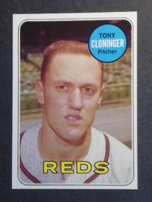 1969 Topps Tony Cloninger #492 Reds NM/MT (Inv#DR919) | eBay