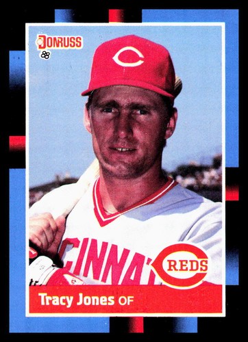 1988 Donruss 310 Tracy Jones Cincinnati Reds Baseball Card | eBay