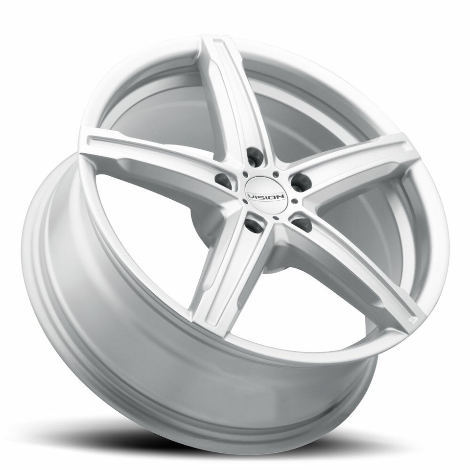 16x7 Vision 469 Boost 5x115 +38 Silver Rims (Set of 4) | eBay