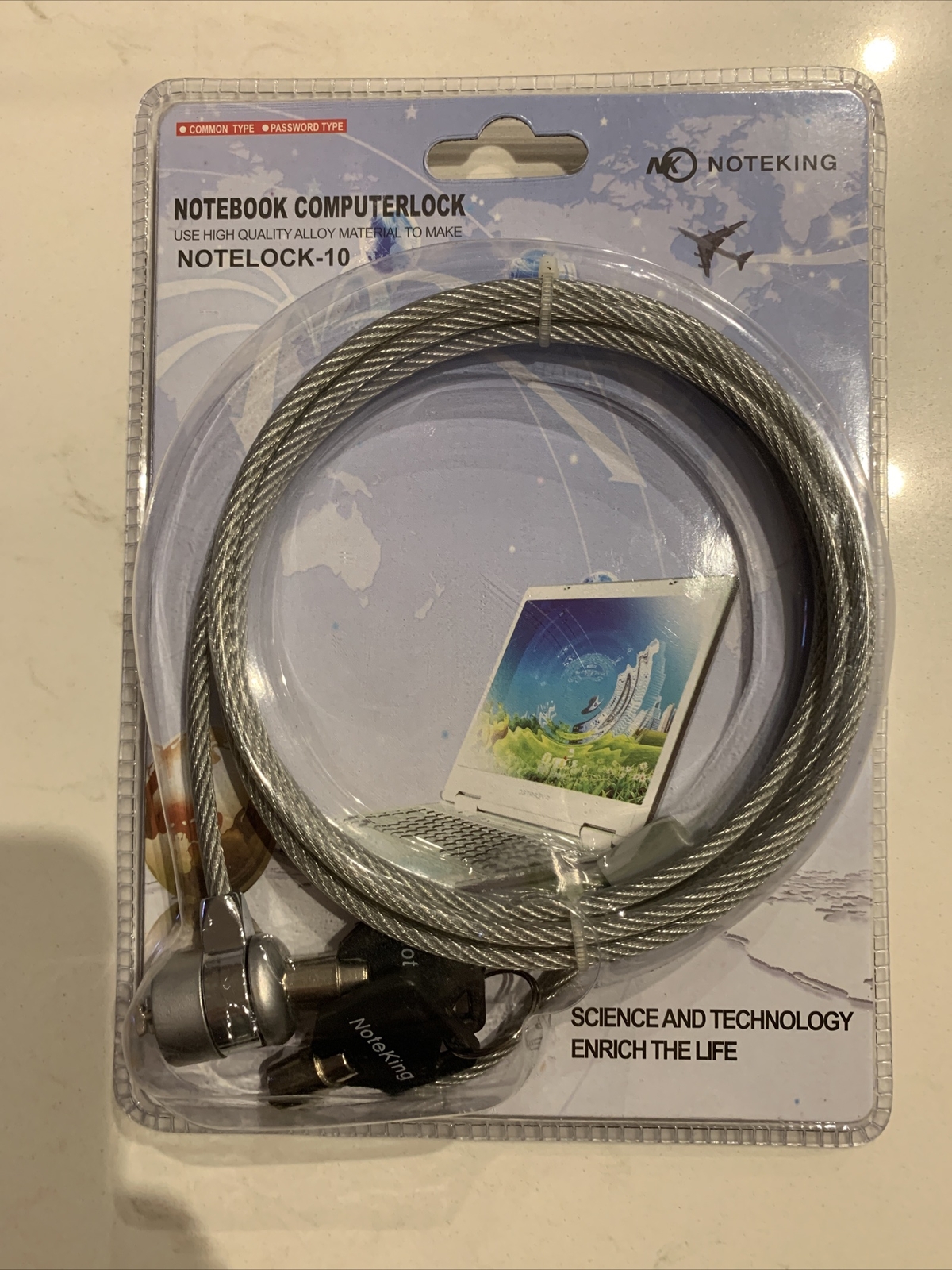 Noteking NoteBook Computer Lock. Notelock-10. Key Lock Design. | eBay Australia