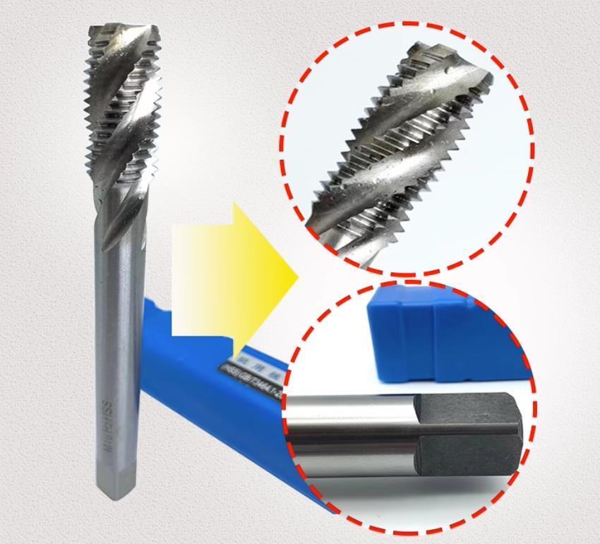 1Pcs M12*1.0*130mm HSS Extended Extra Long Shank Tap spiral tap Right ...