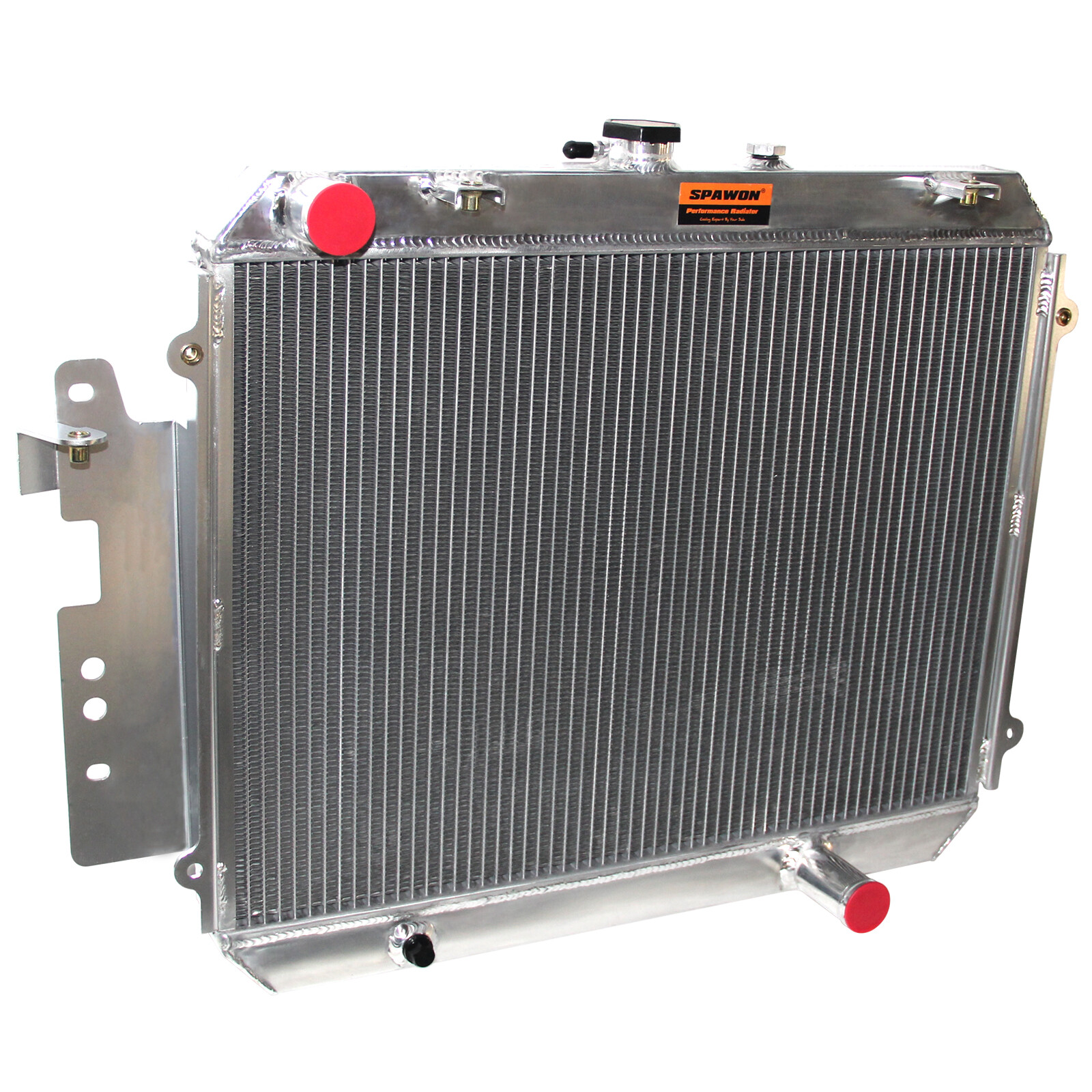 SPAWON 2 Row Aluminum Radiator For Ford Courier Mazda B2200 2600 Manual ...