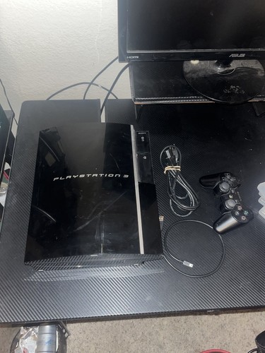 Sony Playstation 3 PS3 Fat CECHP01 PS3 160GB Console + Power HDMI Cable ...
