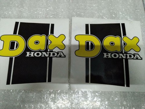 Honda Dax 70 50 ST50 ST70 CT70 Yellow Sticker Decal Frame Pair | eBay