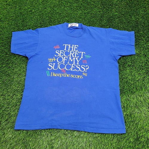 Vintage 90s Funny Secret Success Statement Shirt XL 23x28 Adult-Humor ...