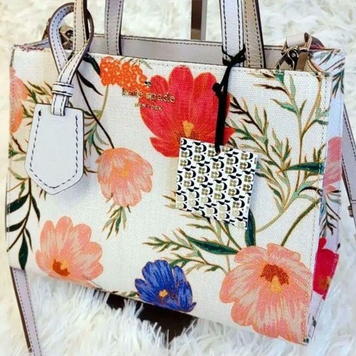 Kate Spade Floral Pattern Sam Shoulder bag leather 2way limited | eBay