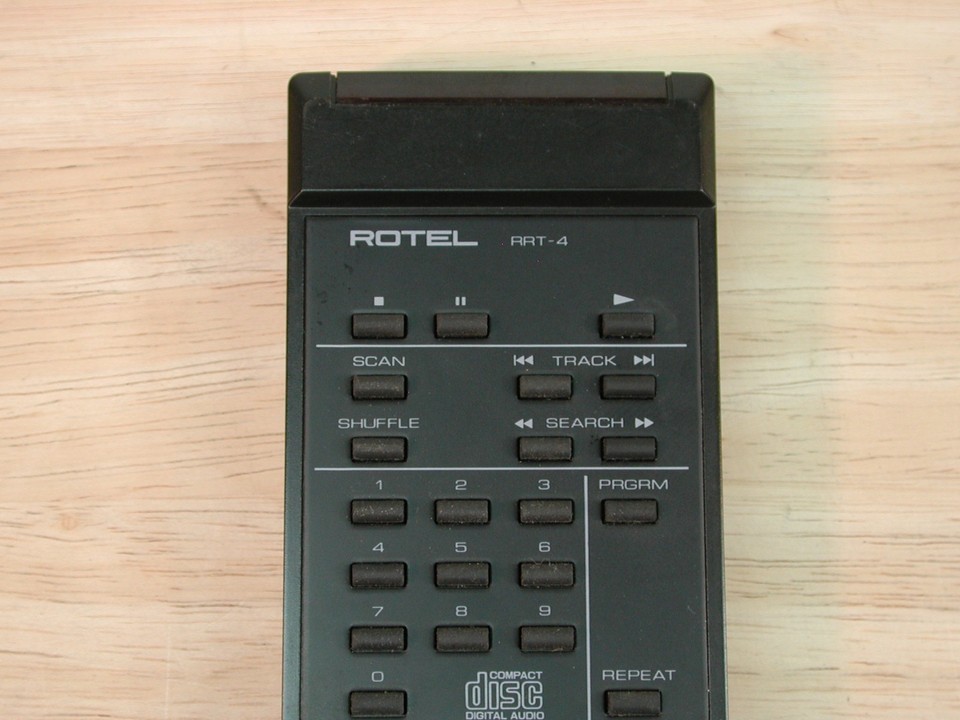 Original Rotel RRT-4 - CD PLAYER REMOTE CONTROL -for RCD-855 and others ...