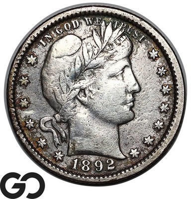 1892 Barber Quarter, First Year Issue | eBay
