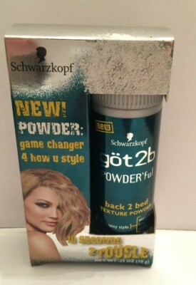 Schwarzkopf got2b POWDER'ful Back 2 Bed Texture Powder Bed-Sexy Style 0 ...