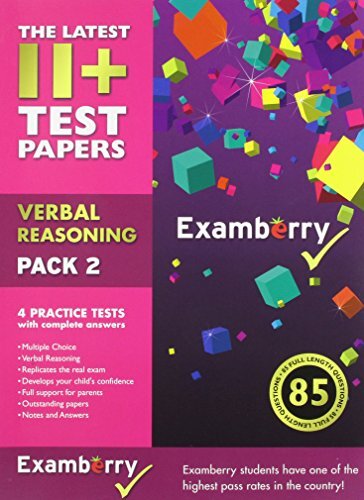 11+ Test Papers - Verbal Reasoning Pack 2-Examberry LLP | eBay UK