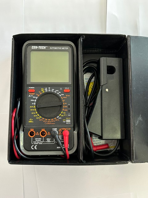 Cen-tech LCD Automotive Multimeter W/tachometer Kit Model 95670 for ...
