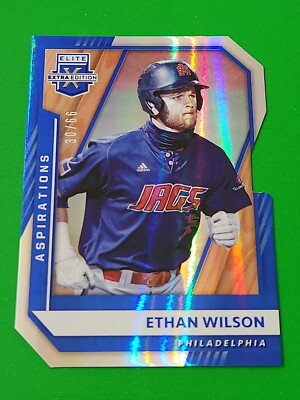 Ethan Wilson 2021 Elite Extra Edition Aspirations Die Cut 30/66 , #49 ...