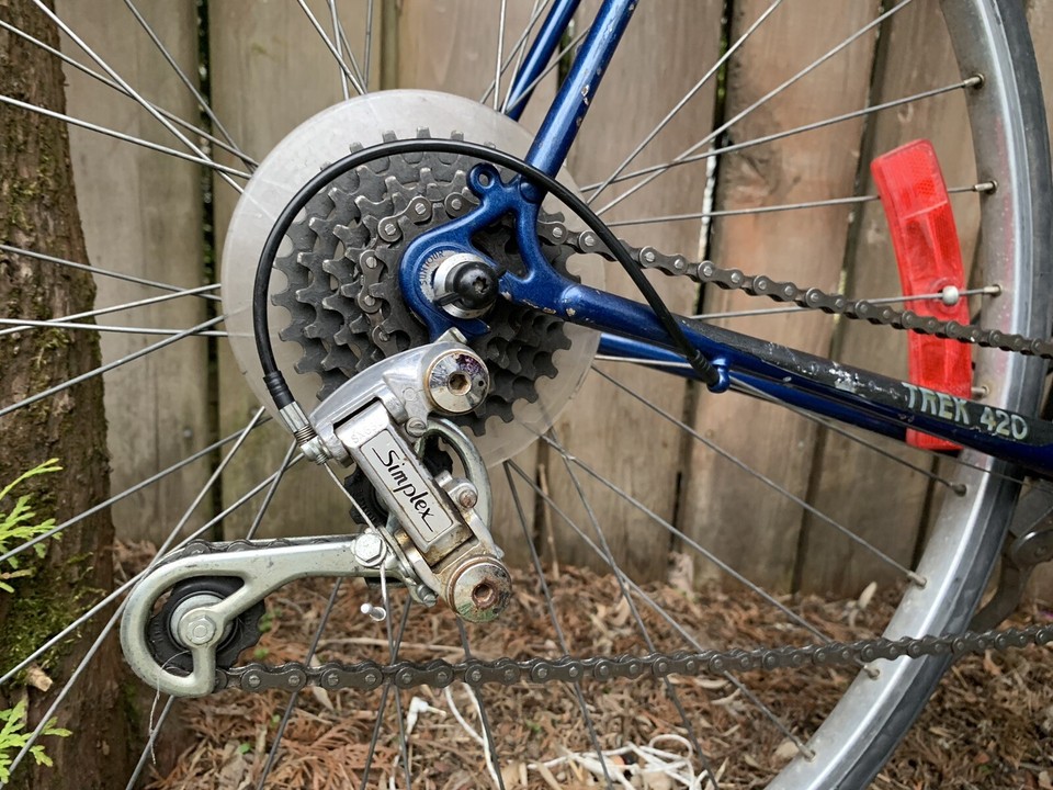 Vintage Trek 420 Lugged Steel Road Bike 700c 60cm True Temper Suntour ...