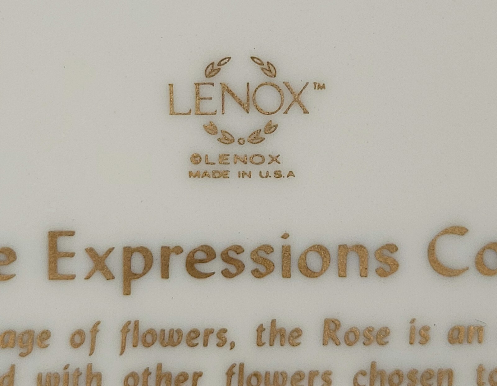 Lenox Rose Expressions Collection Yellow Rose w/Blue Bells Plate 1989 ...