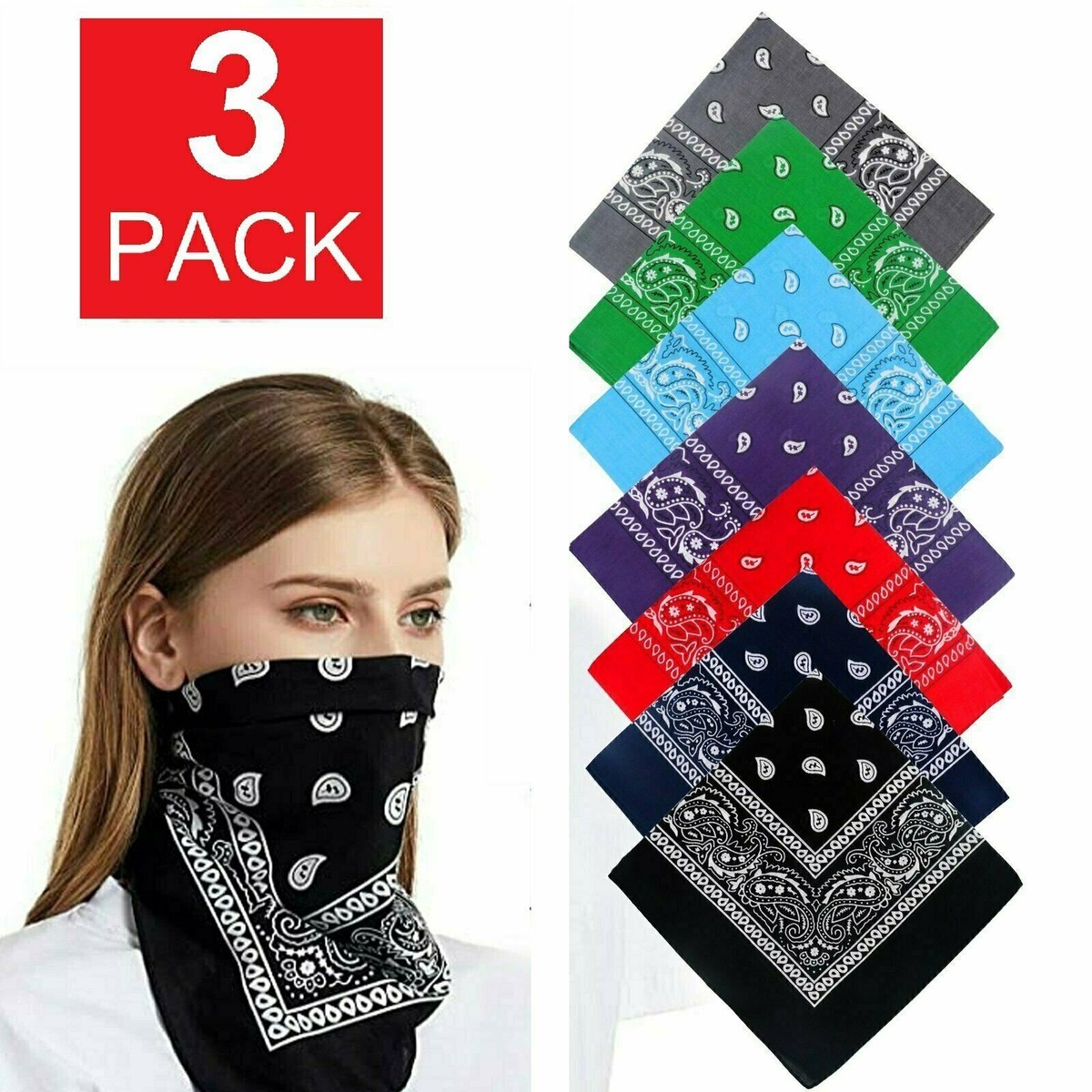 Paisley Pattern Bandana