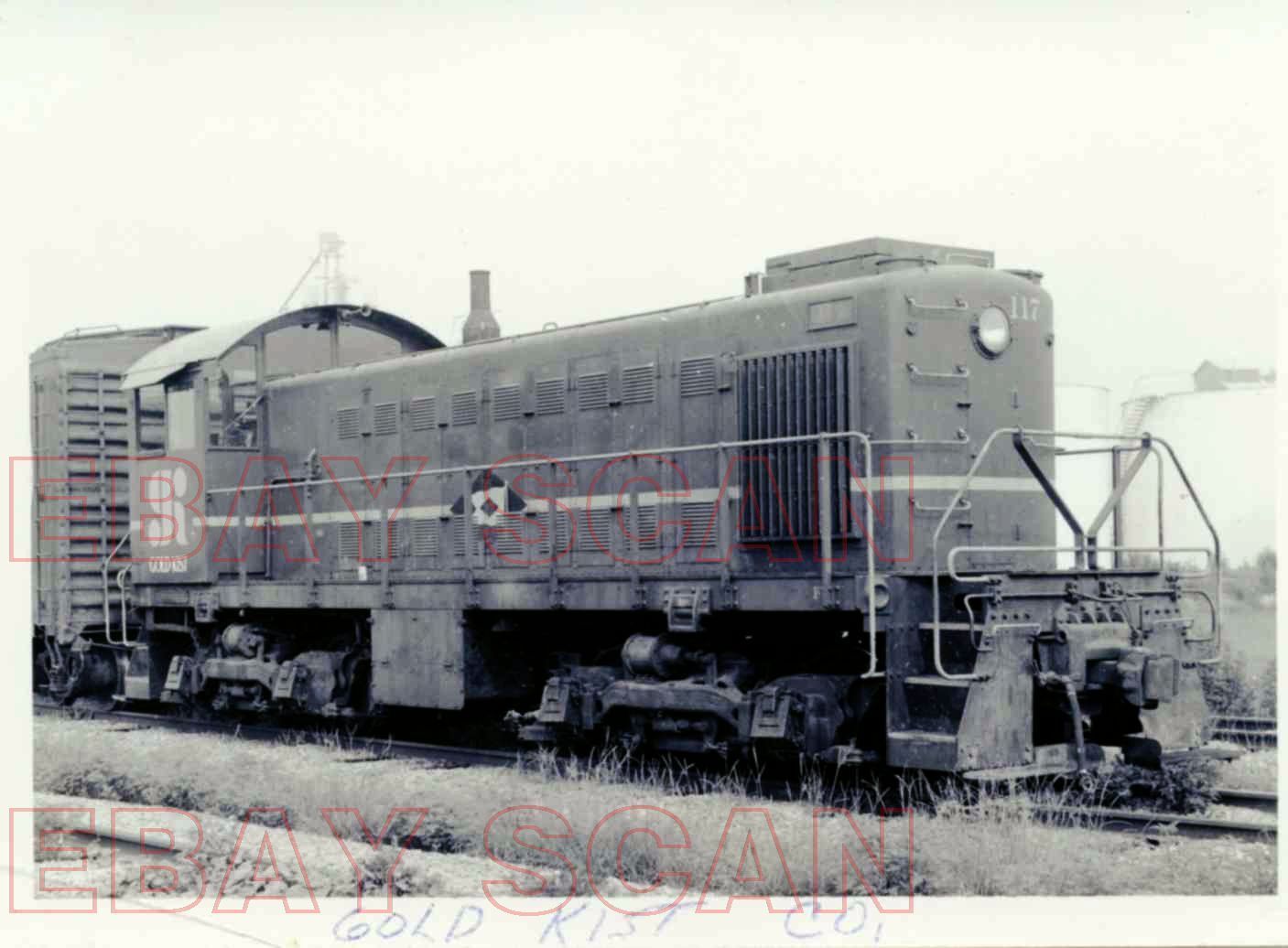 8H952 RP 1970s/80s GOLD KIST RAILROAD LOCOMOTIVE #117 GEORGIA | eBay