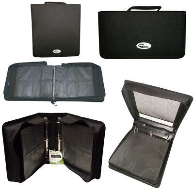 CD DVD Disc CarryCase Wallet Storage Folder RingBinder 48 96 120 240 ...