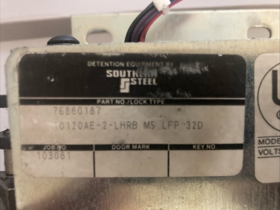 SOUTHERN STEEL Prison DOOR JAIL LOCK 10120AE With Two Moguls, No Key | eBay